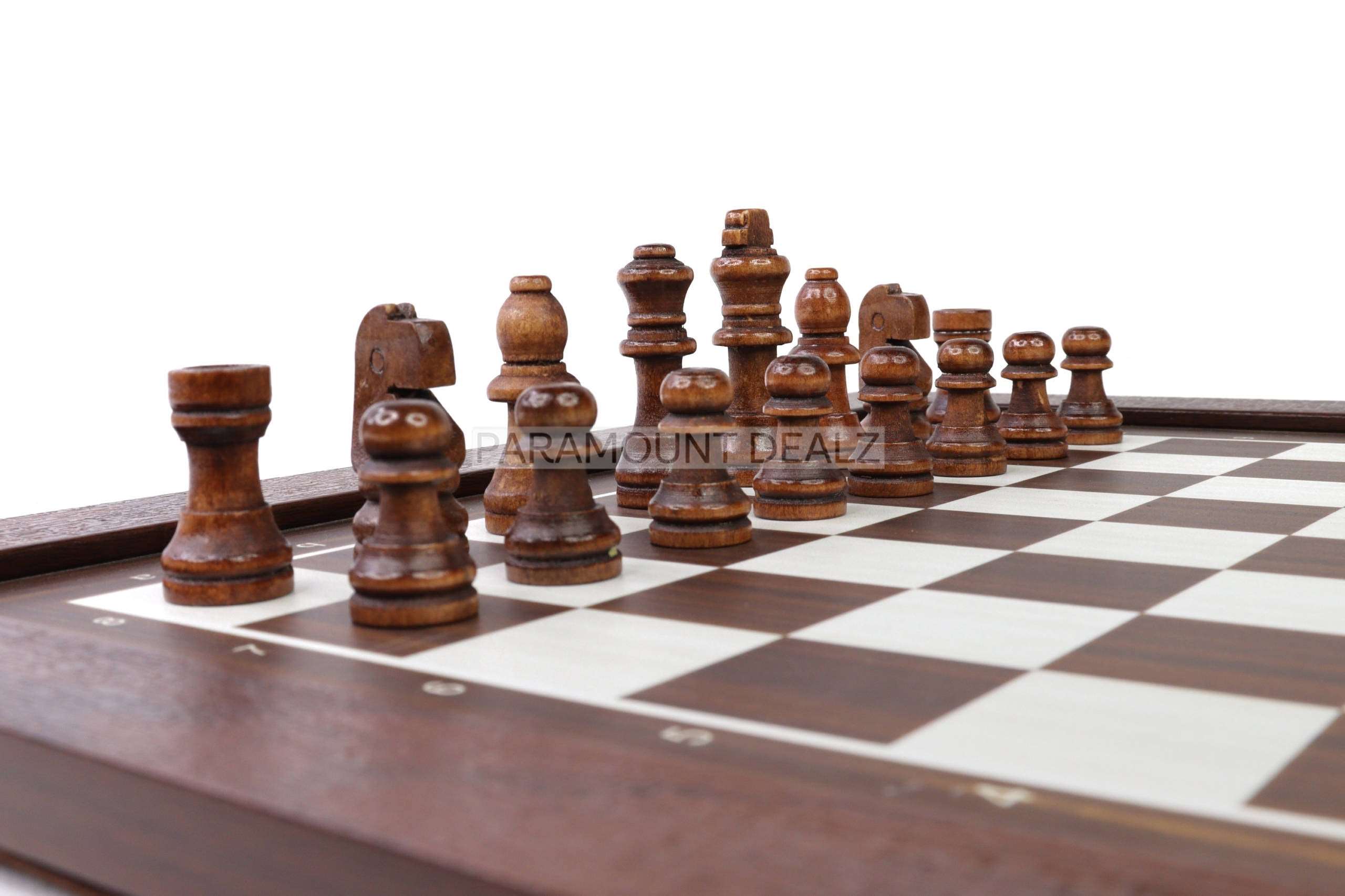 CHESS BOARD Wooden Laminated Chess Game Set - Hand Crafted with Wooden