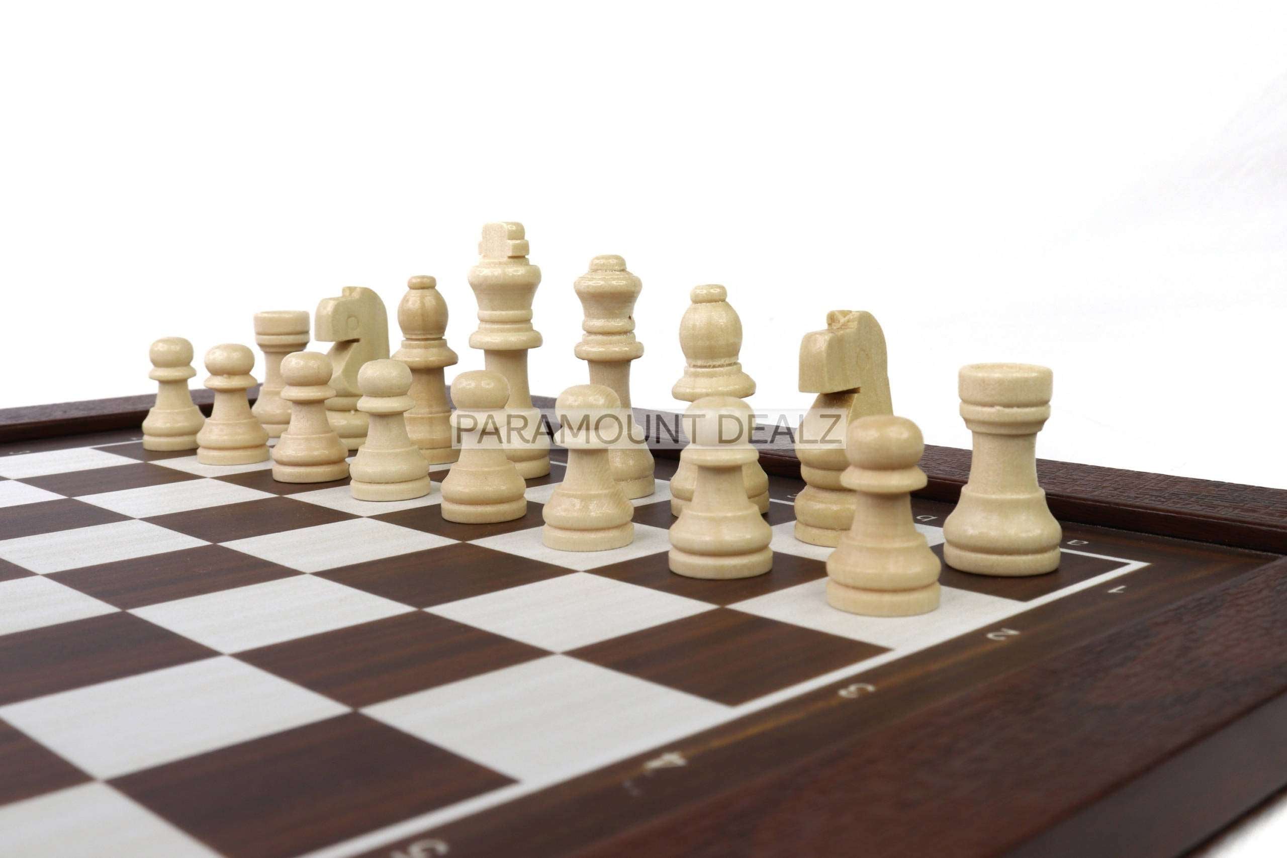 CHESS BOARD Wooden Laminated Chess Game Set - Hand Crafted with Wooden