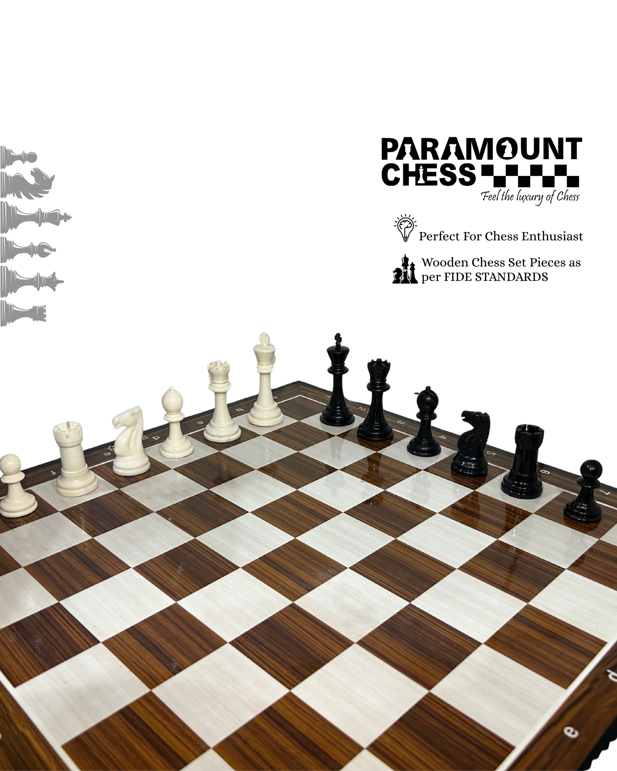 Chess board piece in India | Wooden chess India | Paramountchess