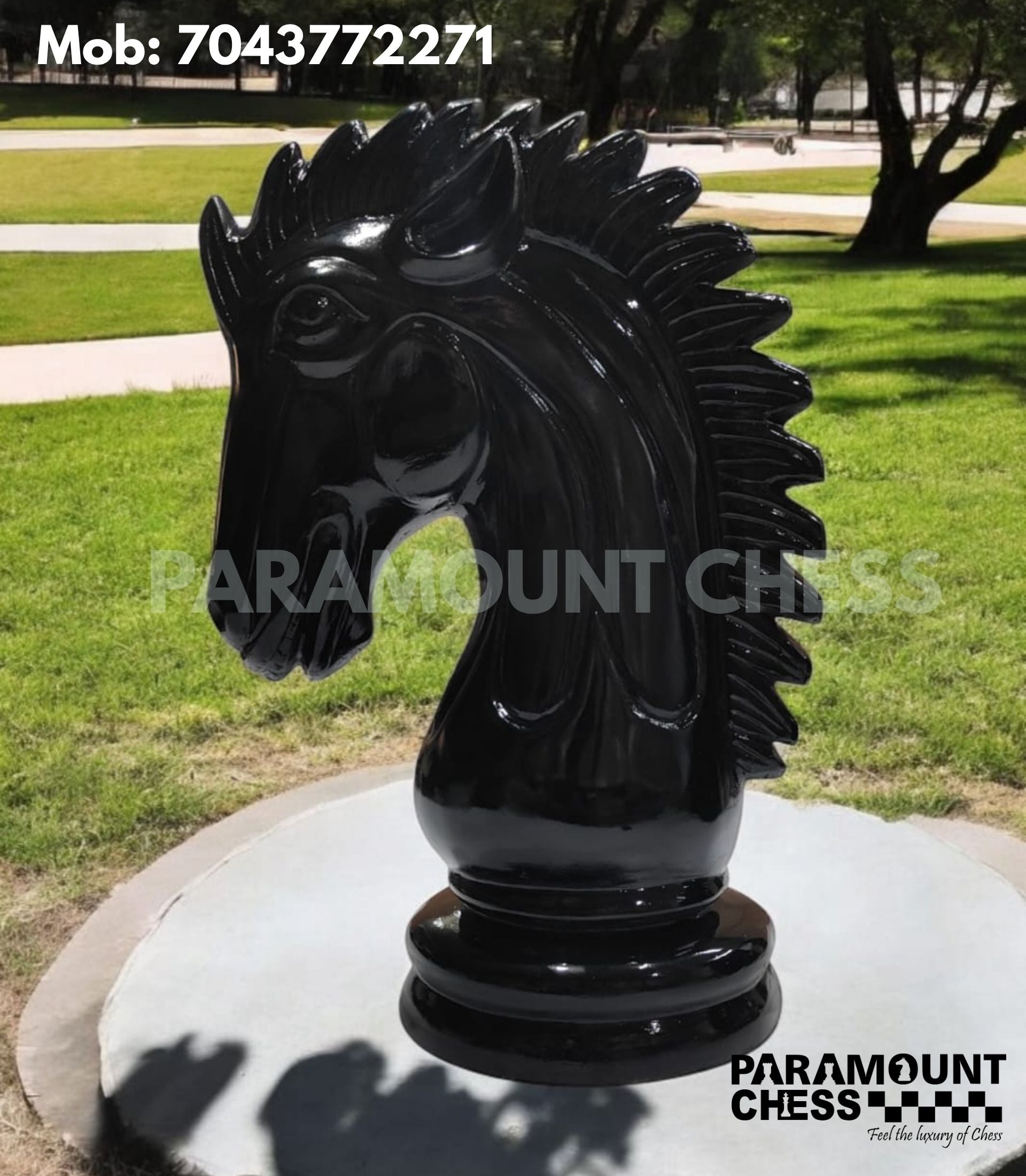 ♟️ Paramount Centaur Series – Design 2 | 30" King Height Giant Chess S