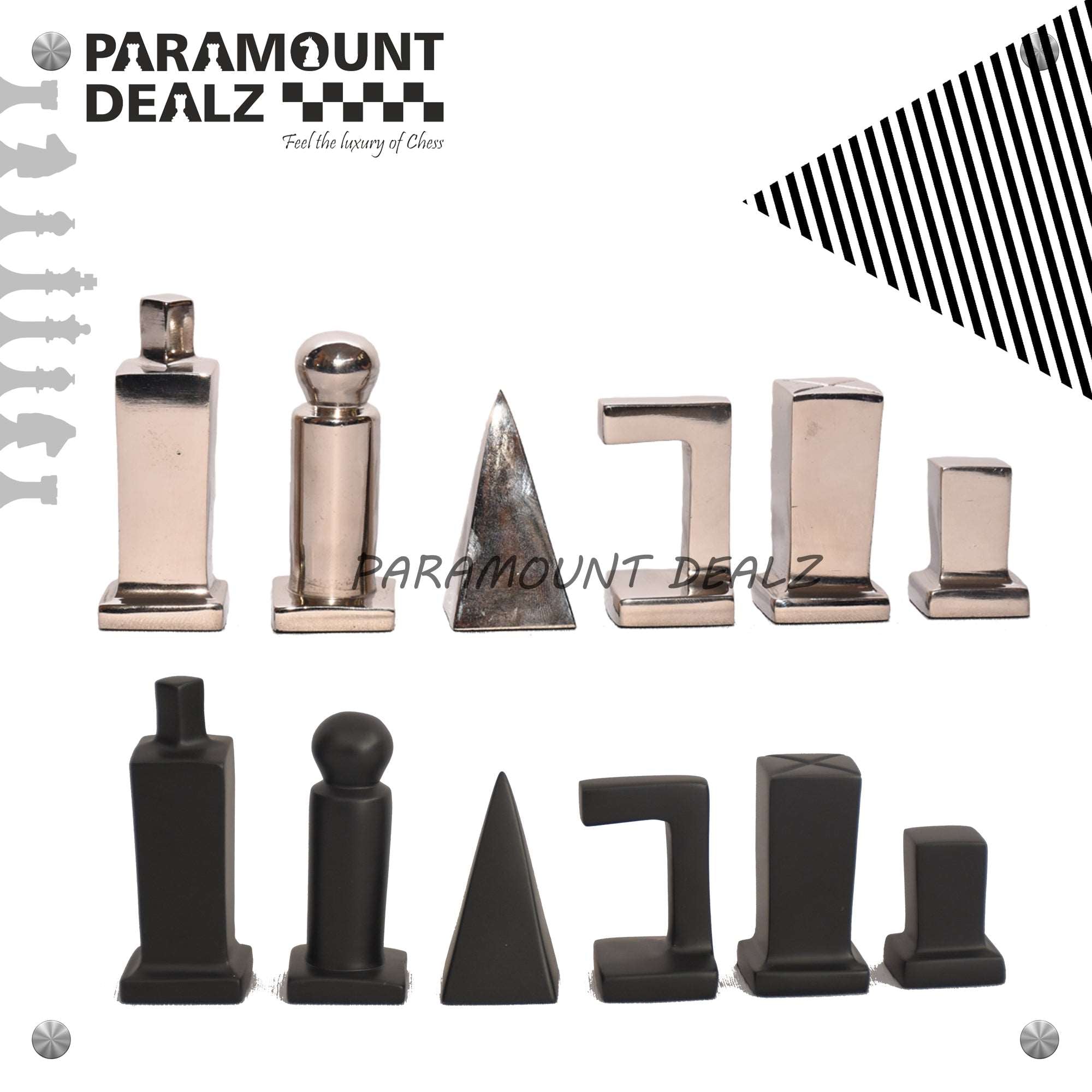 Aluminium Luxury Metal Chess Sets in India | Paramountchess