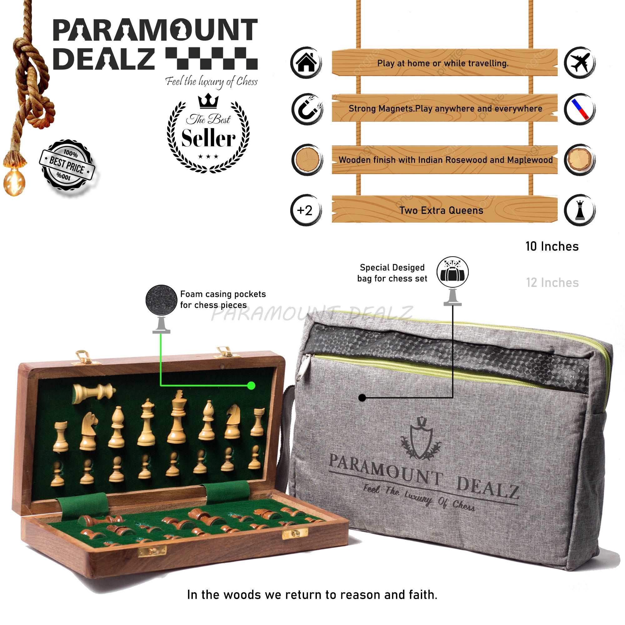 Economy Wooden Chess Sets