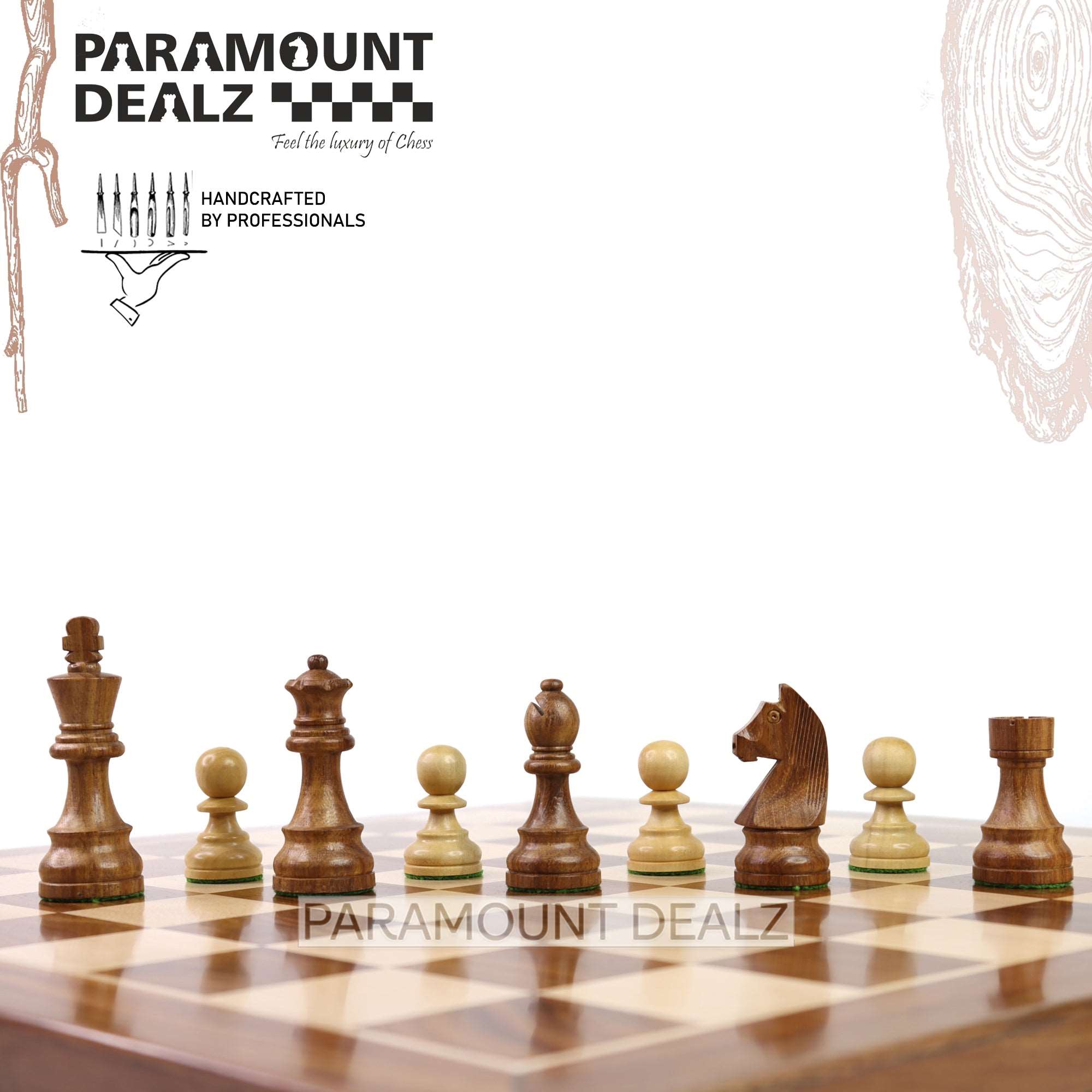 King Height-Collector Edition Wooden Chess | Paramount Dealz