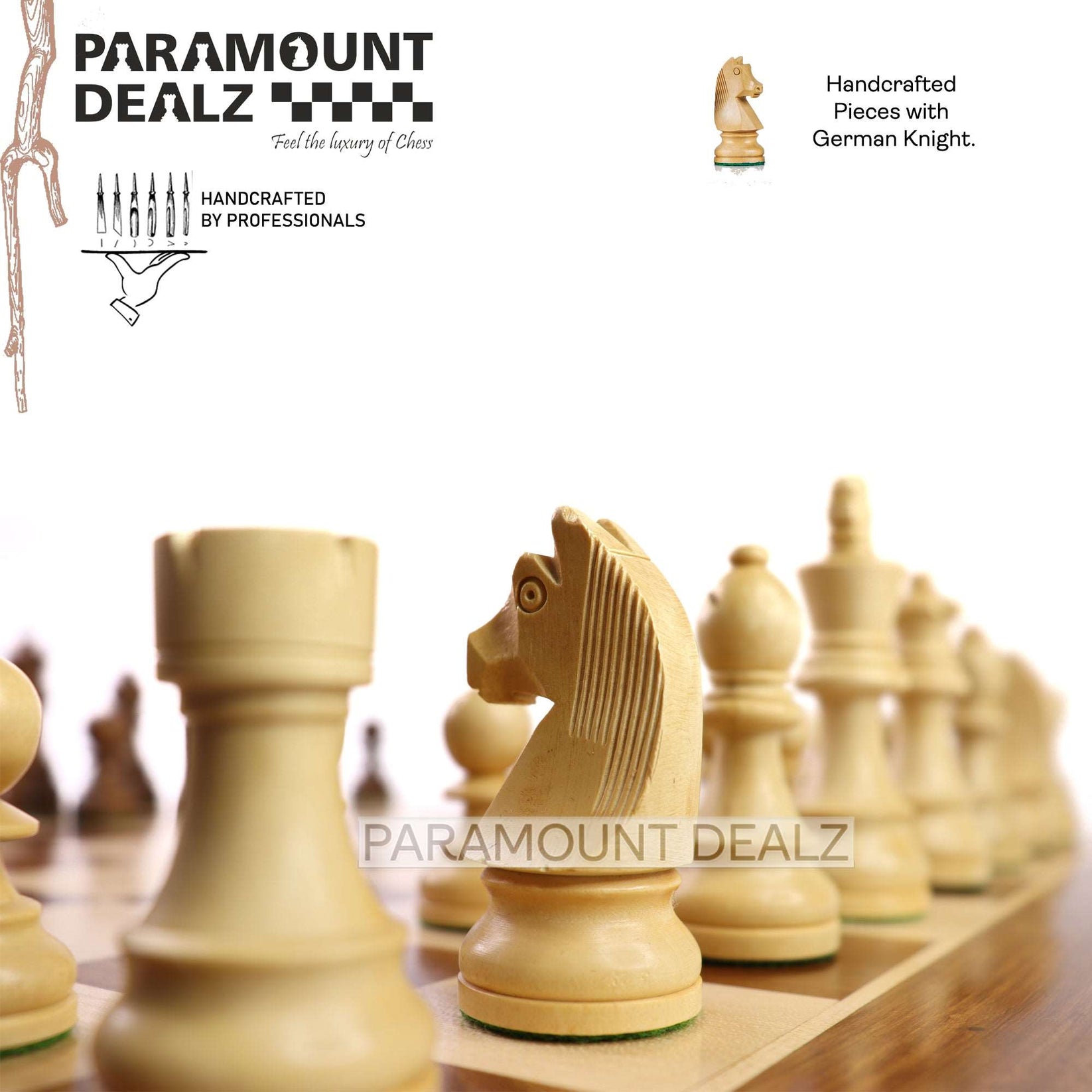 King Height-Collector Edition Wooden Chess | Paramount Dealz