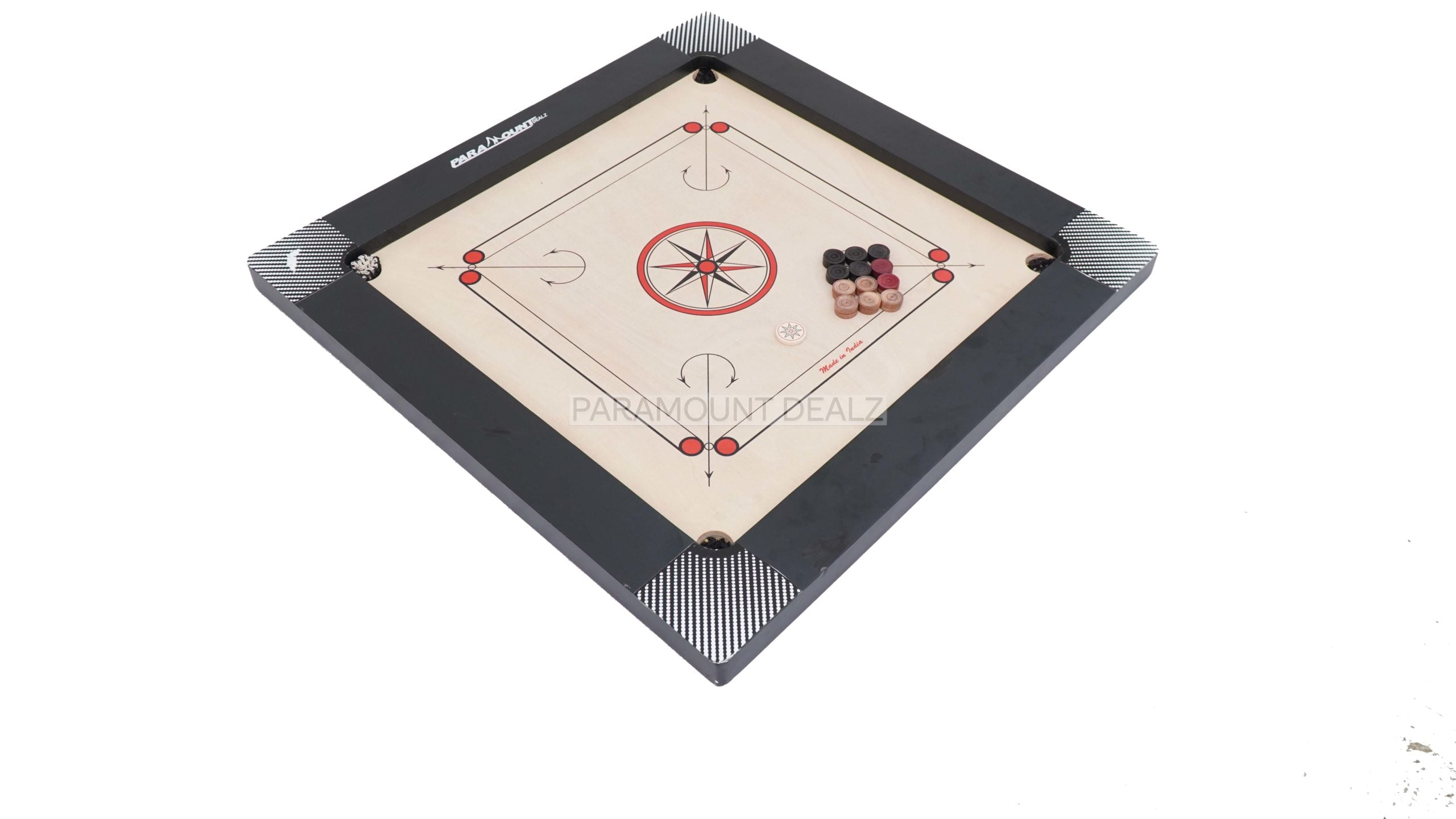 THOR SERIES PROFESSIONAL CARROM BOARD WITH CARROM COINS AND STRIKER (A