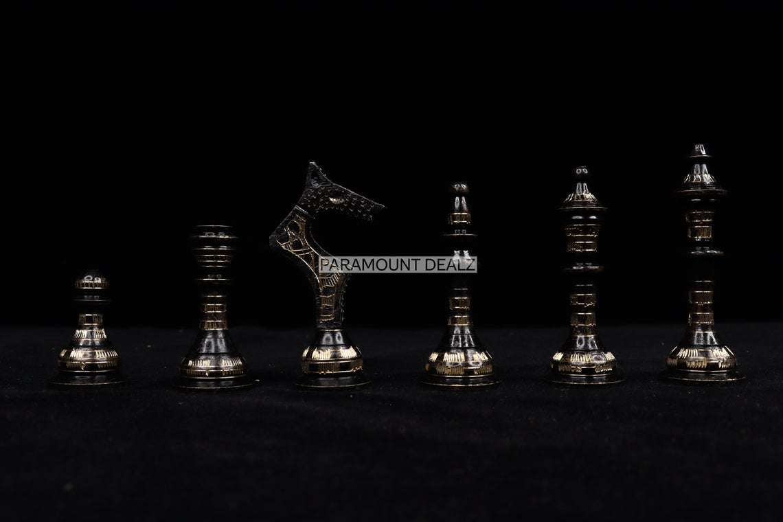 Paramount Dealz Luxurious 14" Chess Board with Chess Pieces and Wooden