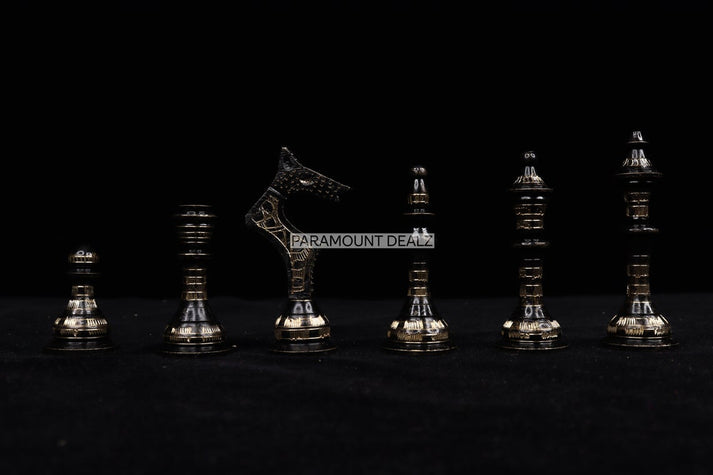 Paramount Dealz Luxurious 14" Chess Board with Chess Pieces and Wooden