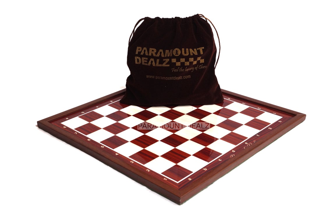 Paramount Dealz Wooden Laminated Chess Board Game Set with Chess Piece