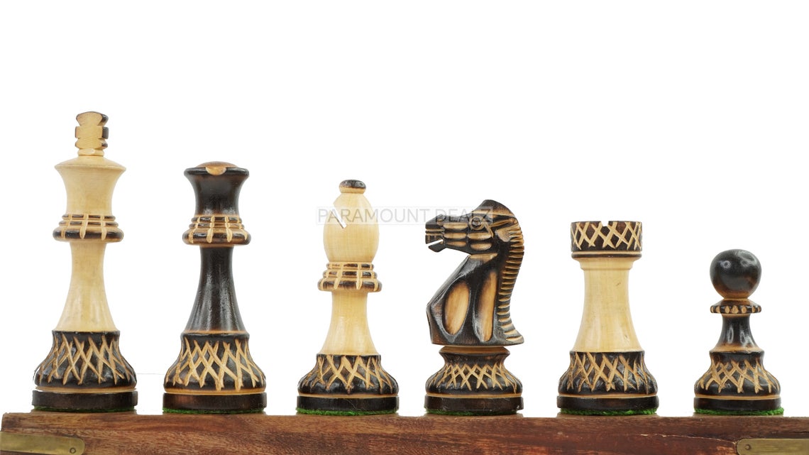 Regular Wooden Chess Pieces