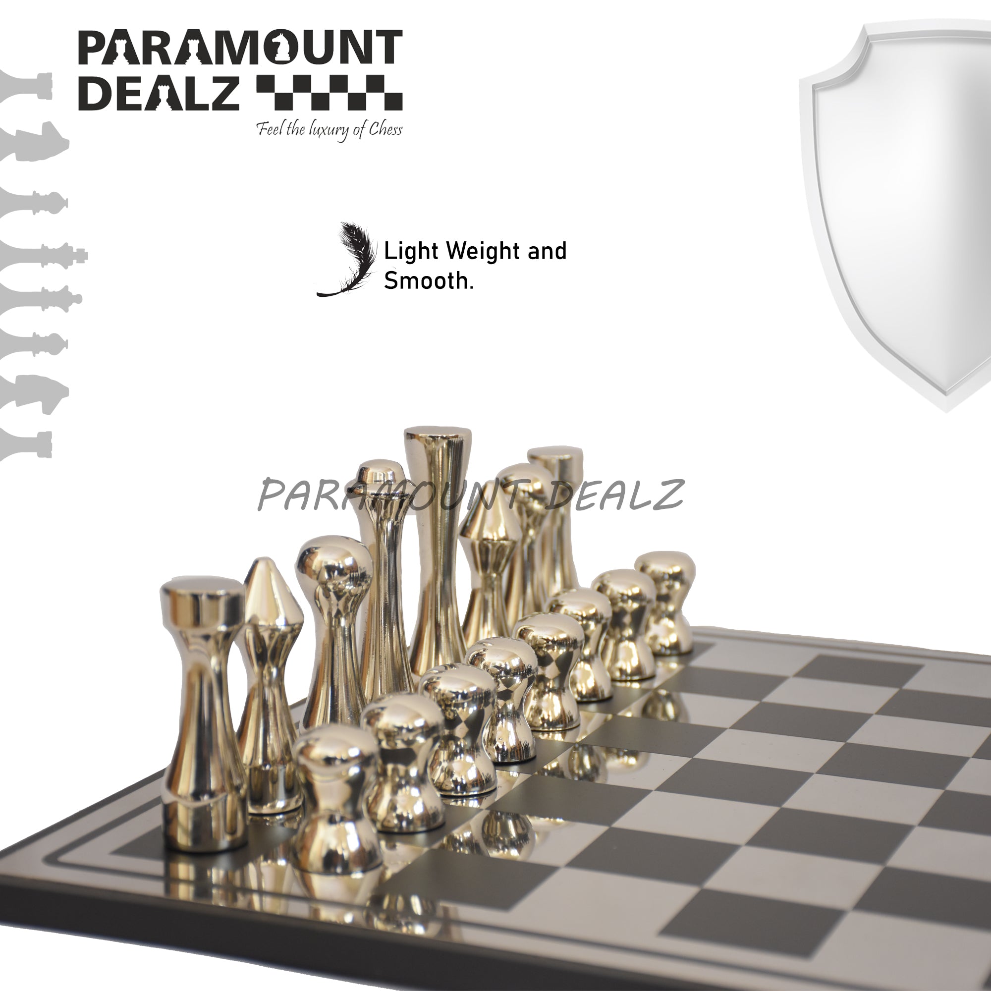 Aluminium Luxury Metal Chess Sets in India | Paramountchess